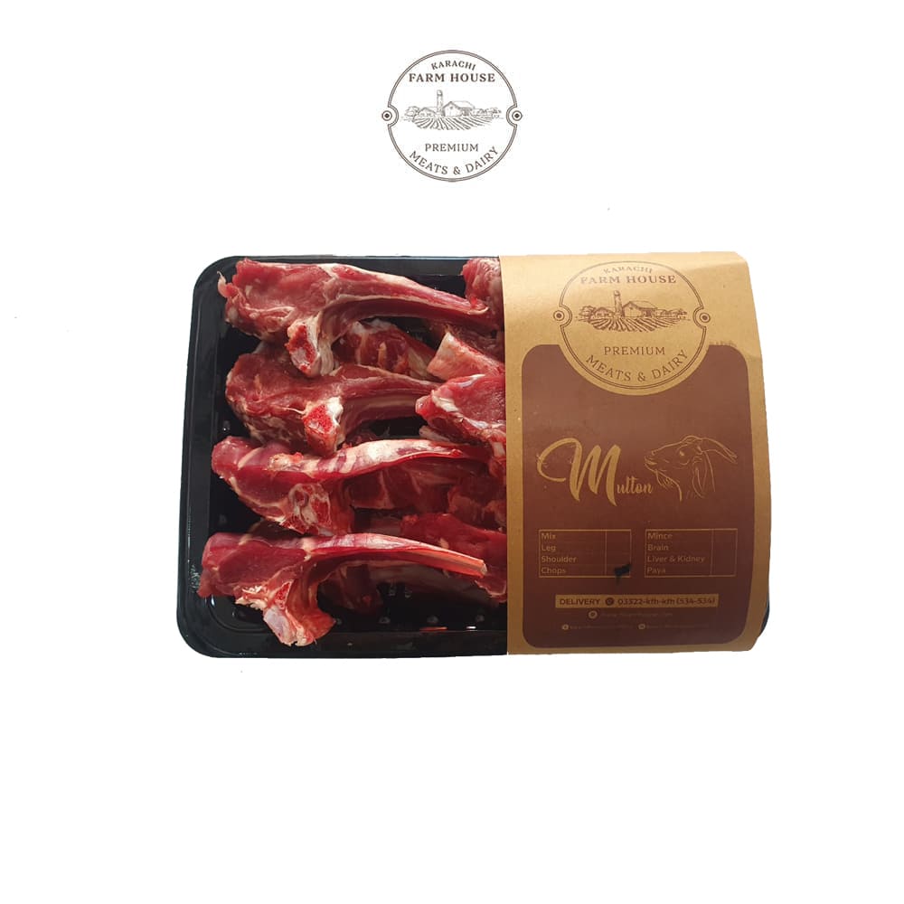 Mutton Front Chops / Kg - Karachi Farm House